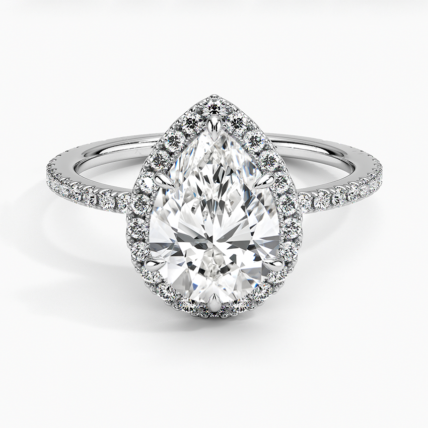 Zayla Pear Setting | Bling Factory - Diamonds & Jewellery